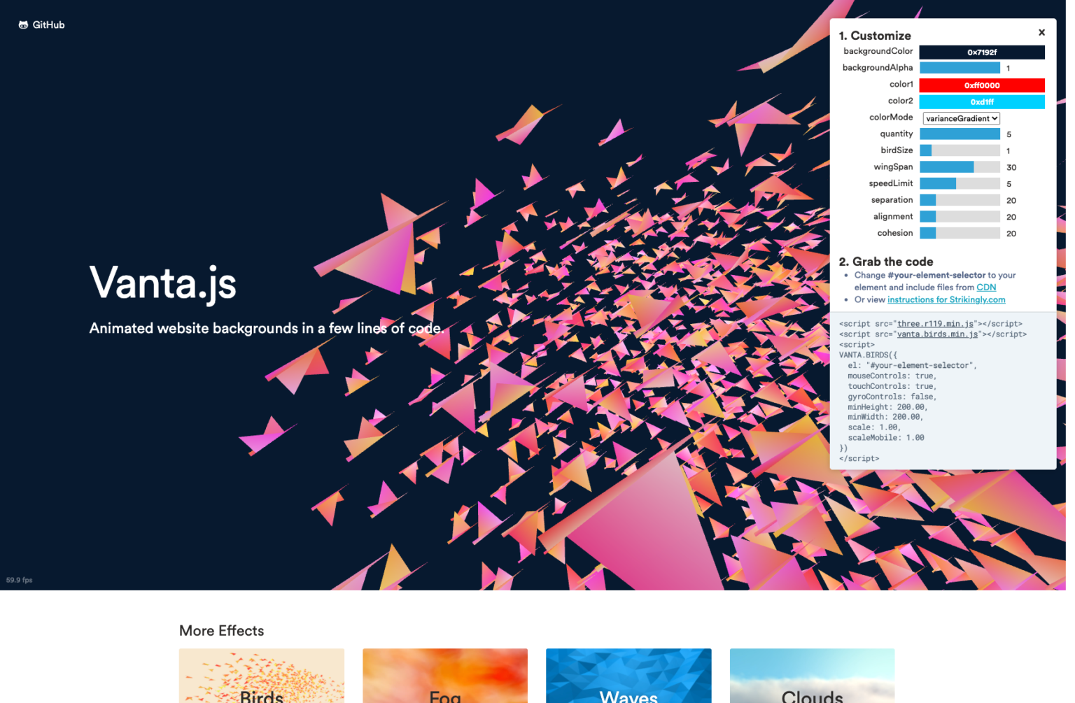 Vanta.js｜Javascript – blog.wald-grun.biz